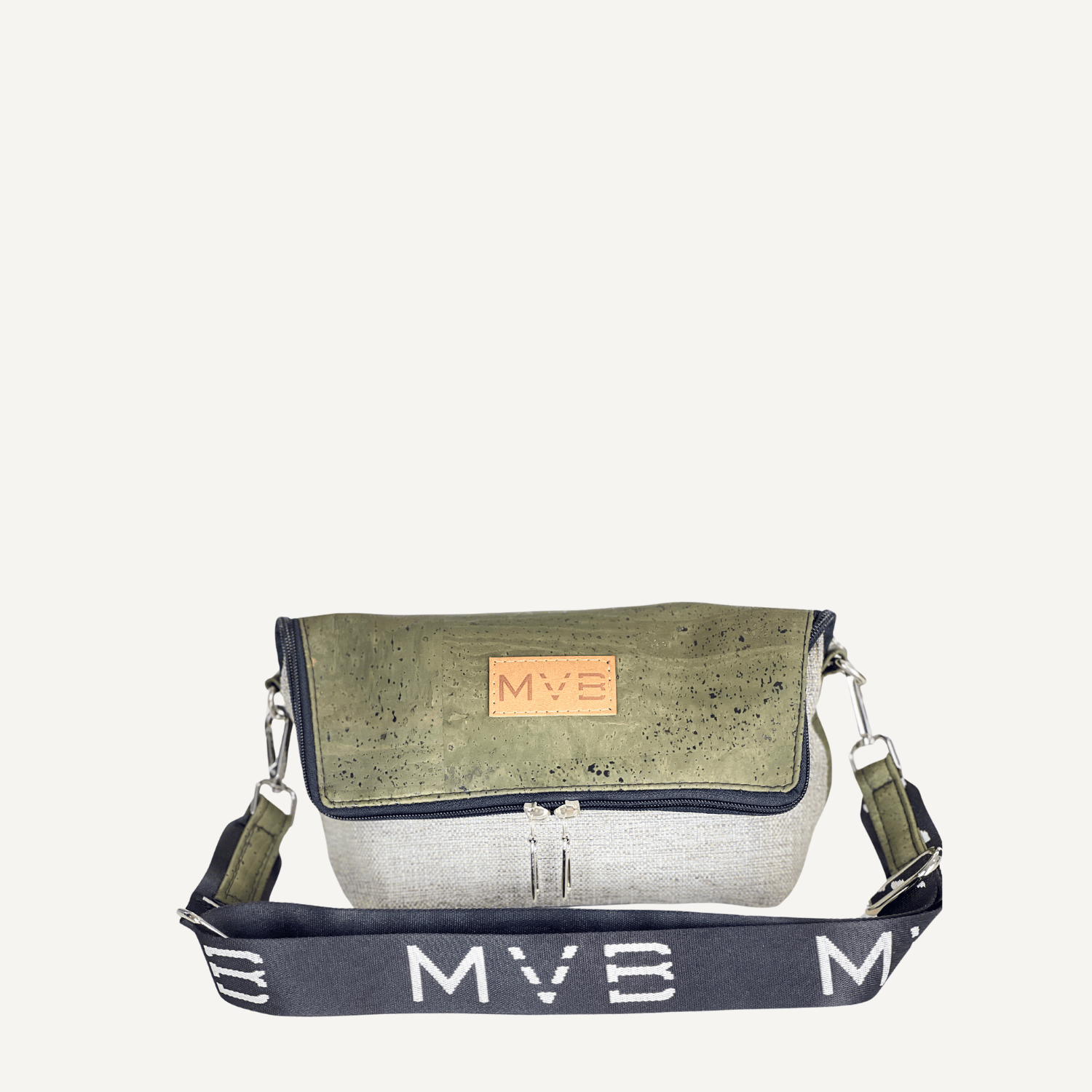 Double-Sided Crossbody Flop Bag soft earth – MVB - My Vegan Bags