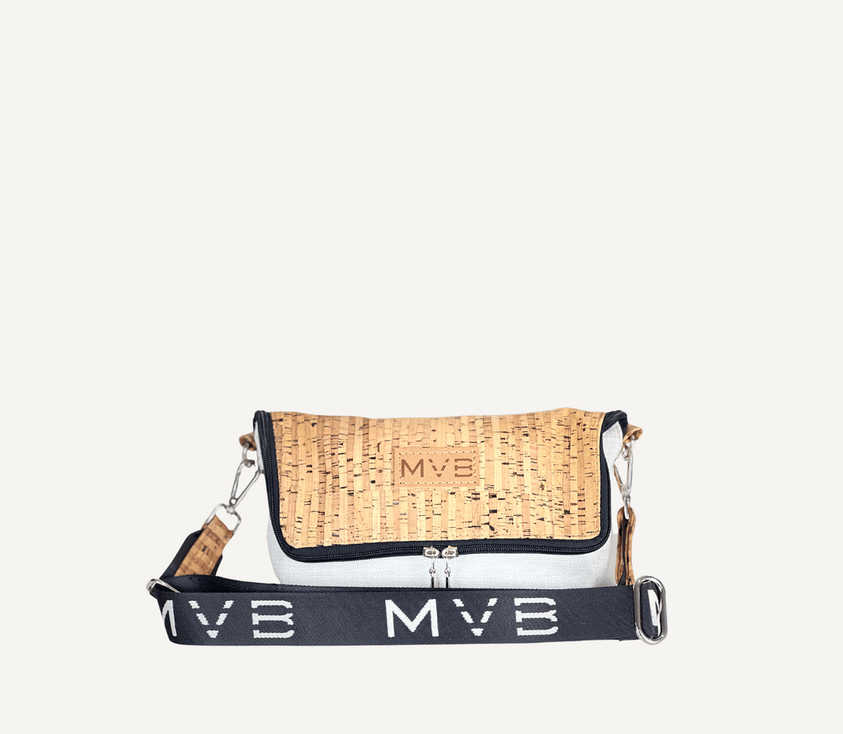 Double-Sided Crossbody Flop Bag soft natural – MVB - My Vegan Bags