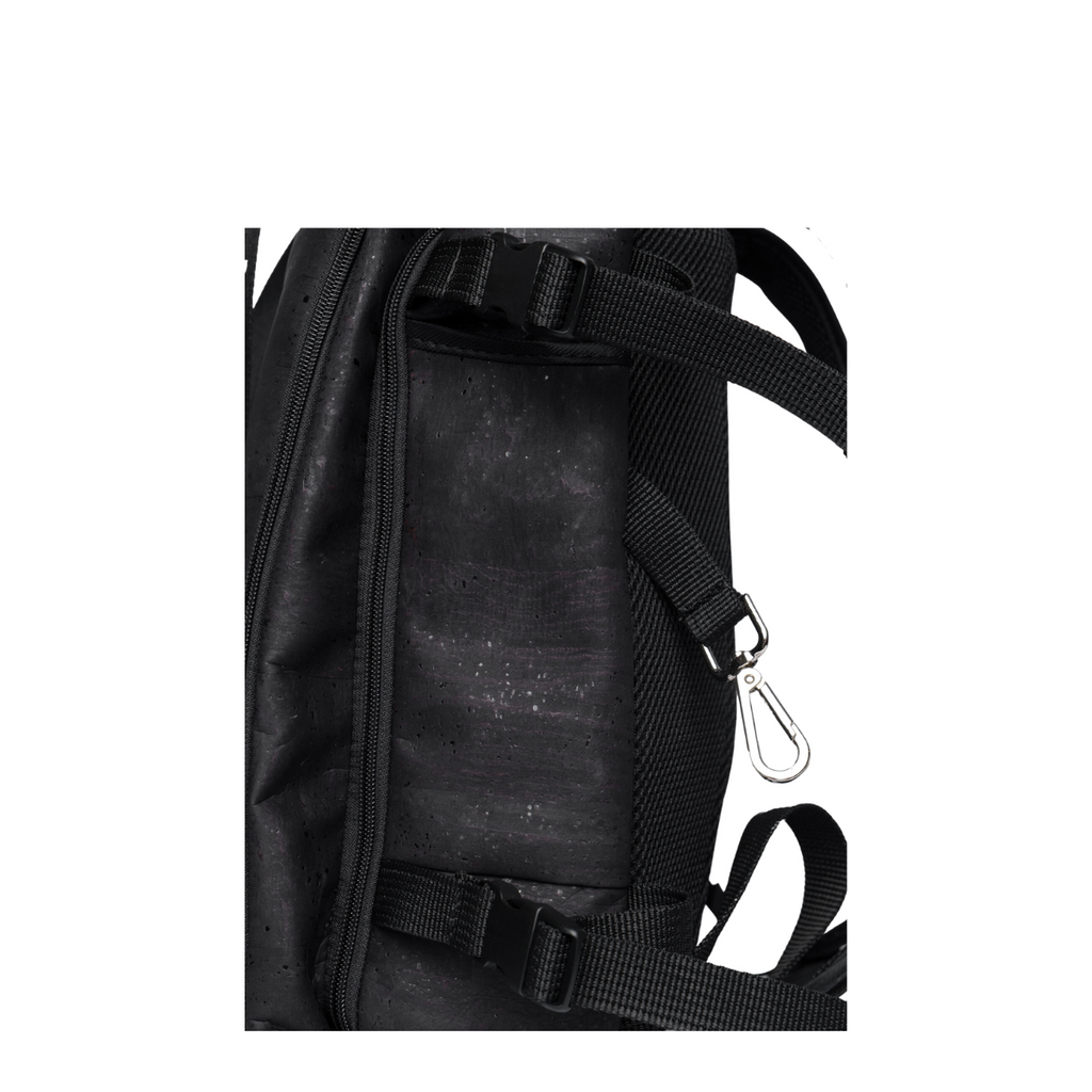 Xplorer vegan backpack for travel in black – MVB - My Vegan Bags